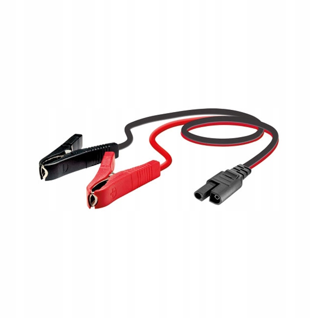Kabel do ładowania akumulatora, 30A, Wtyk SAE zaciski krokodylki Harley ...