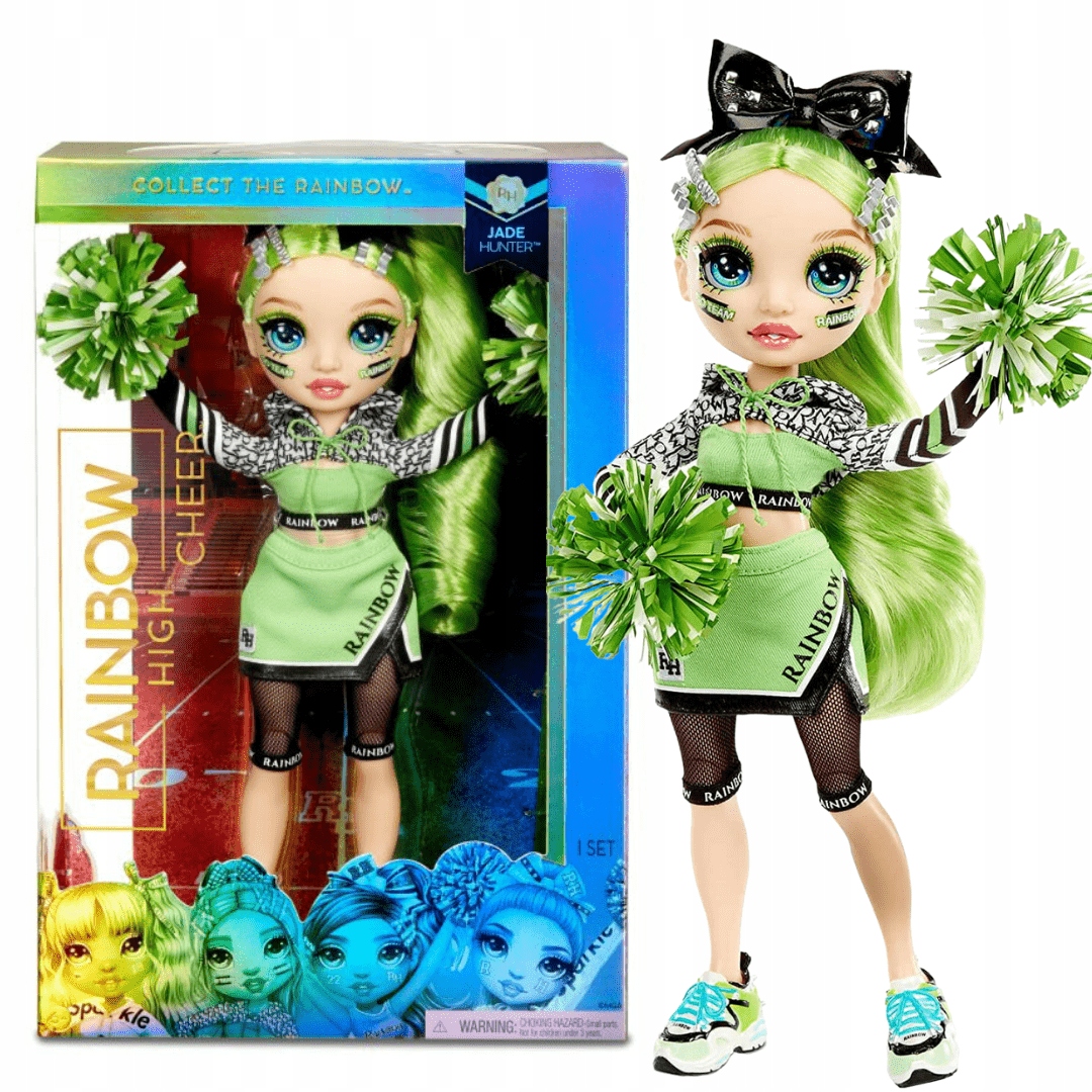 Rainbow High Cheer Doll Jade Hunter 572060 (0035051572060) • Cena ...