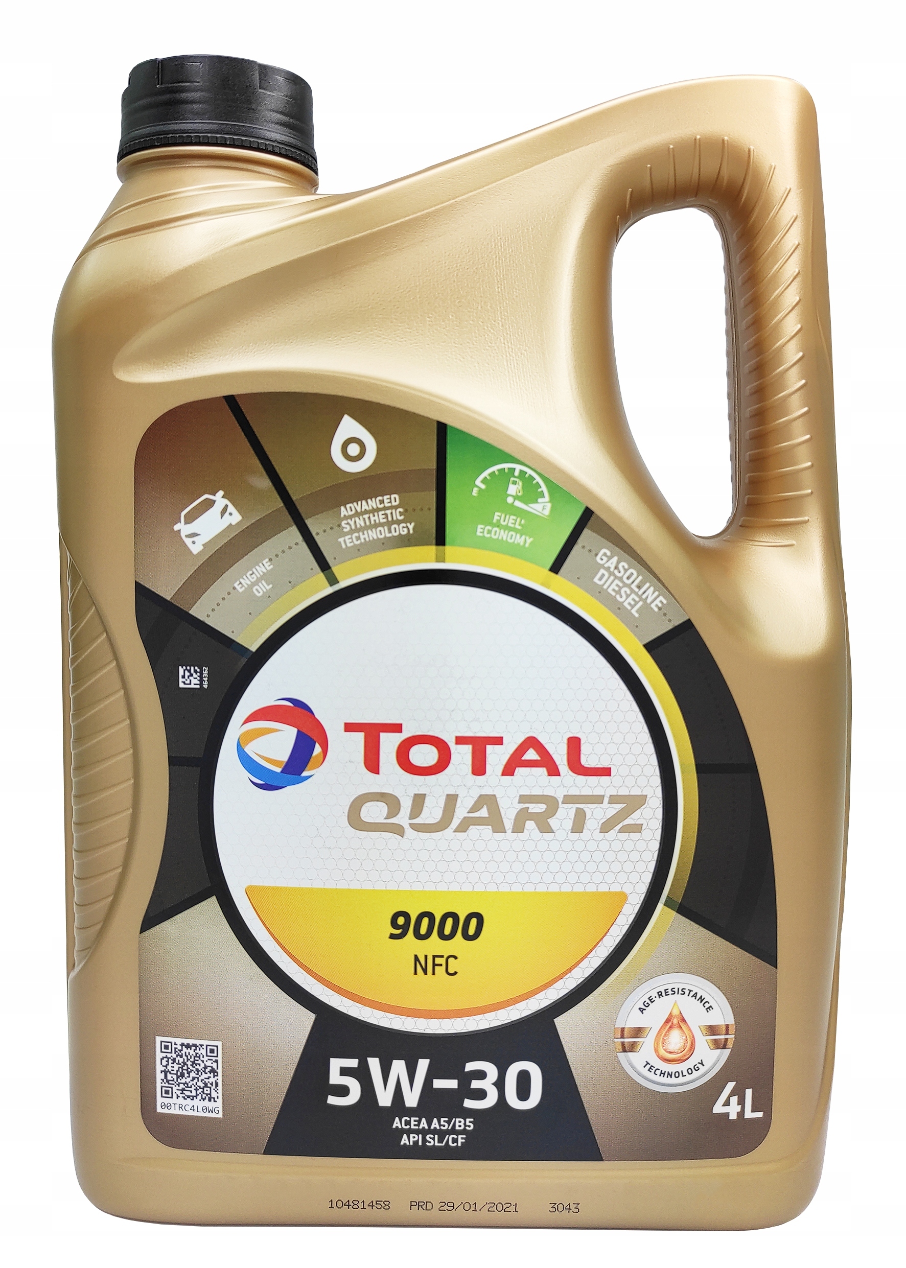 OLEJ TOTAL 5W30 QUARTZ 9000 NFC 4L 2213836TT za 122,68 zł z Karolewko ... OLEJ TOTAL 5W30 QUARTZ 9000 NFC 4L 2213836TT za 122,68 zł z Karolewko ...