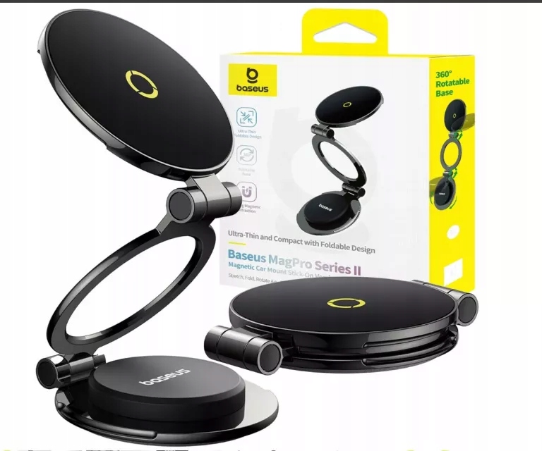 BASEUS UCHWYT MAGNETYCZNY NA TELEFON Z MAGSAFE DO SAMOCHODU NA DESKĘ ...