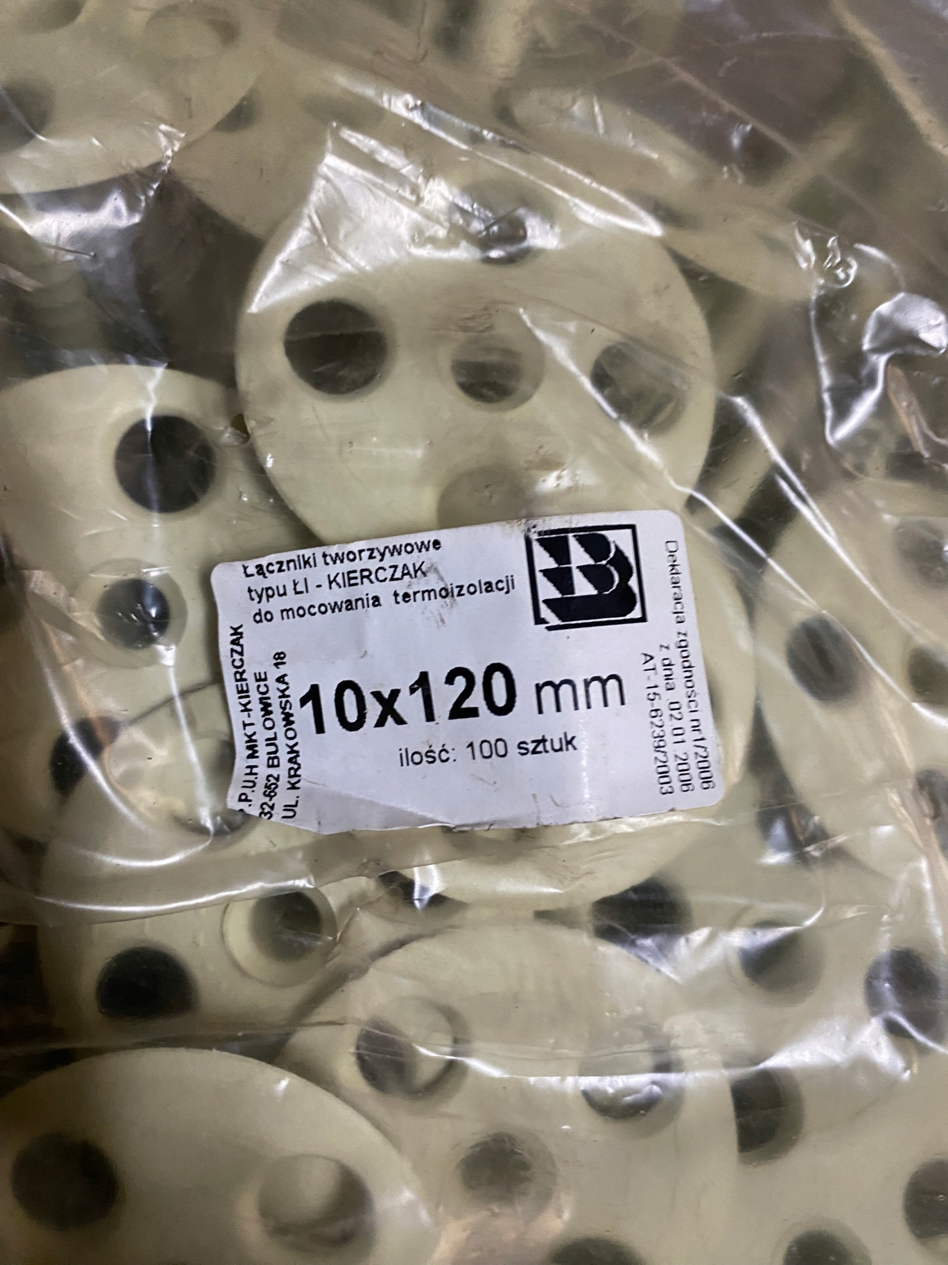 Łącznik termoizolacyjny 140/10 pcv dyble do styropianu Kołki do ... Łącznik termoizolacyjny 140/10 pcv dyble do styropianu Kołki do ...