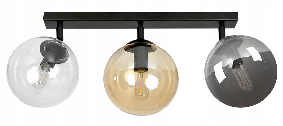 LAMPA WISZĄCA PLAFON KLOSZE KULA KOLORY TOFI LED (779/3) • Cena, Opinie ...