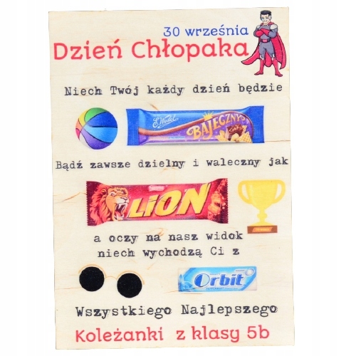 Dyplom dzień chłopaka prezent tabliczka na słodycz (dyplom z kolorowym ... Dyplom dzień chłopaka prezent tabliczka na słodycz (dyplom z kolorowym ...