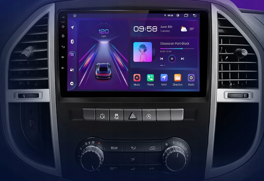 Radio nawigacja Mercedes Vito W447 2014-19 ANDROID - Sklep, Opinie ...