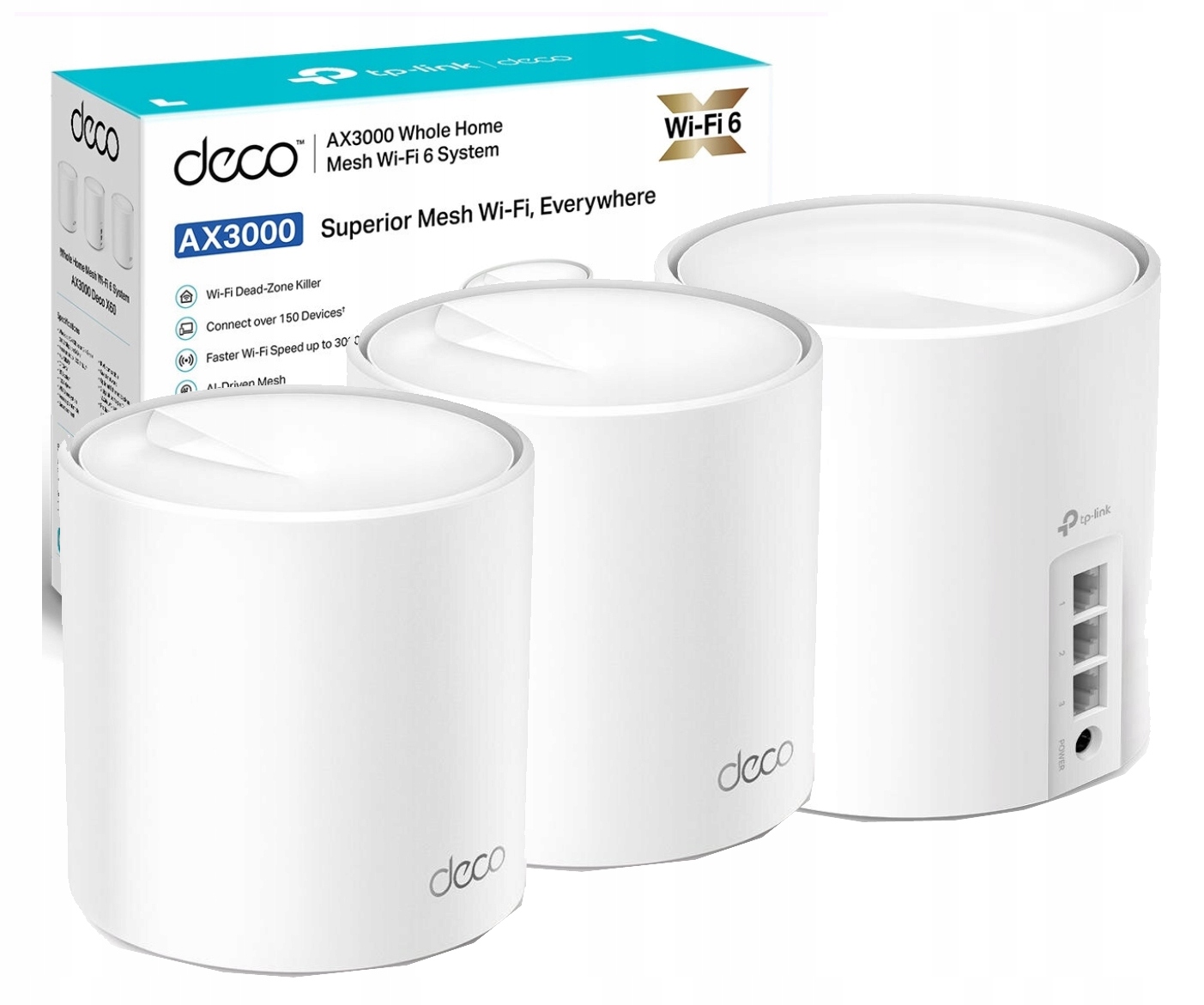 Router TP-Link Deco X50 802.11ax (Wi-Fi 6) - Allegro