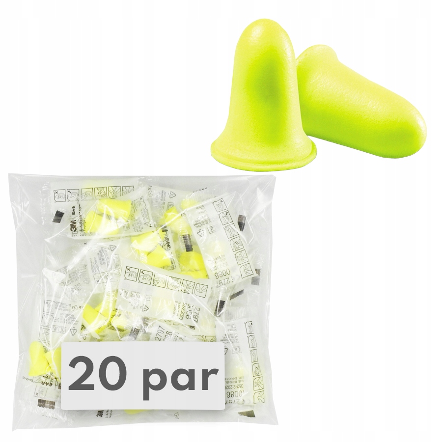 Zatyczki Stopery do Uszu 3M EAR SOFT FX 20 Par - 5015415104798 - 12521042400 - Allegro