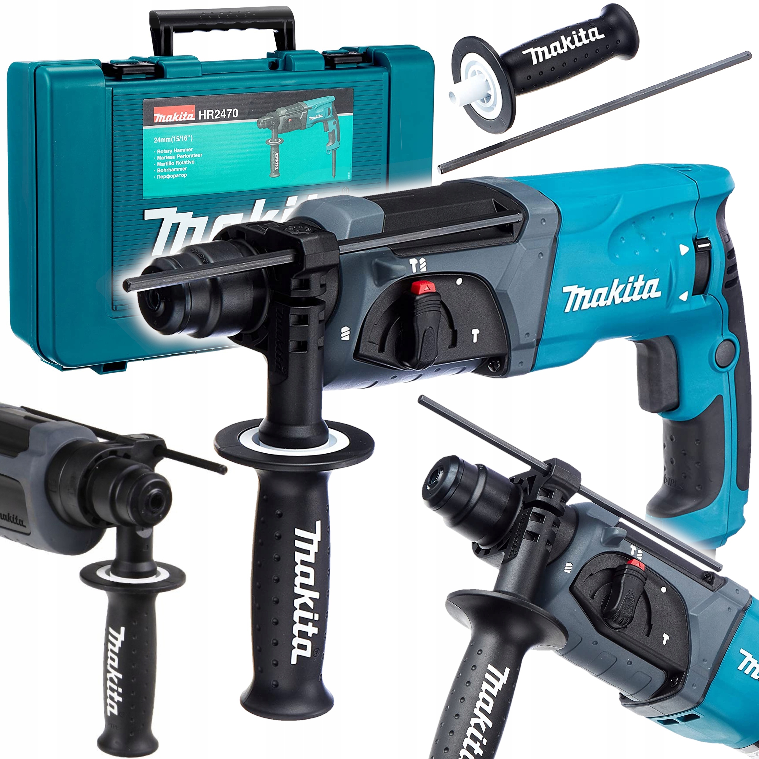 Młotowiertarka Makita HR2470 SDS Plus 780 W (0088381081658) • Cena ...