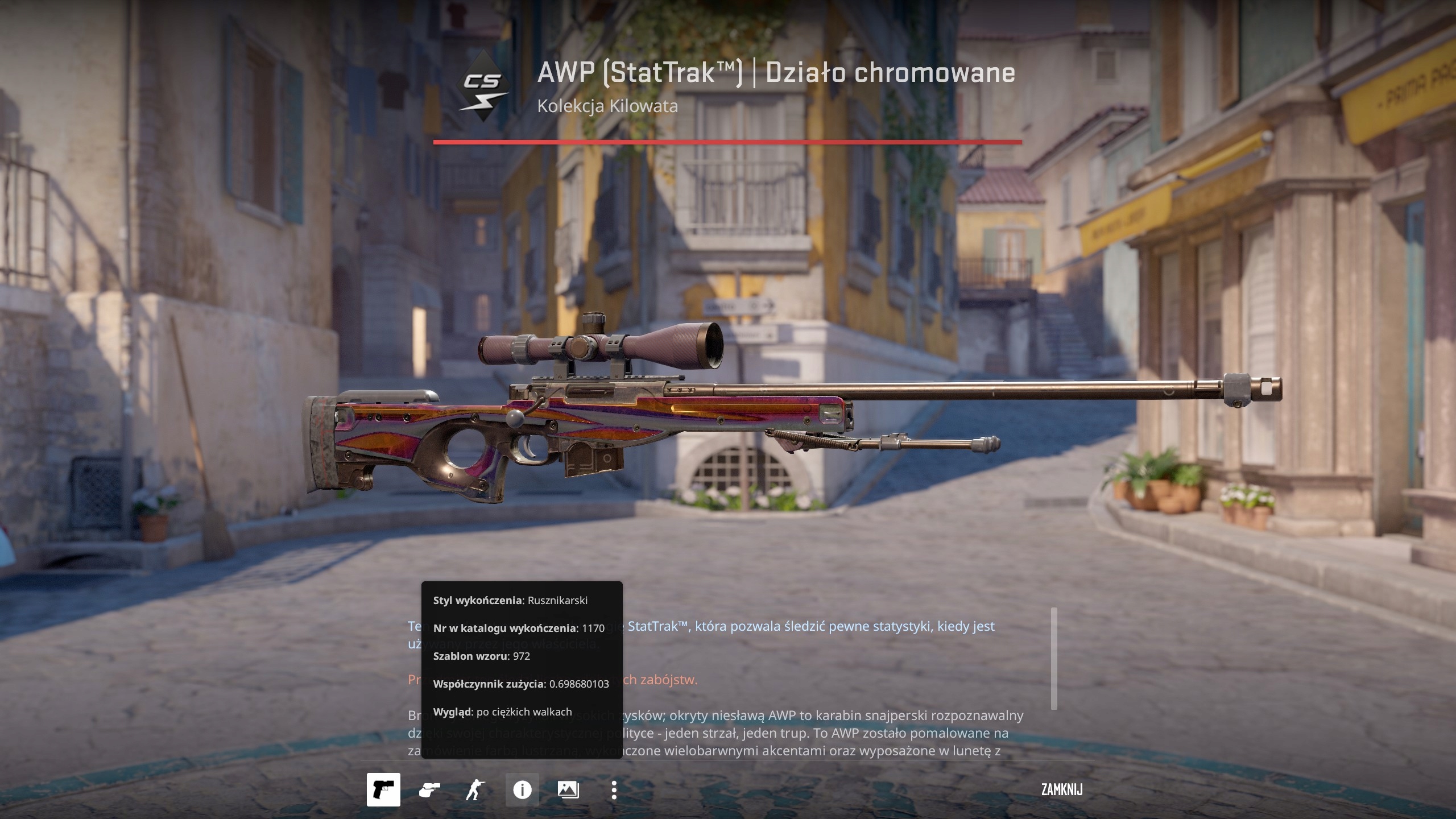 Skin AWP (StatTrak) | Działo chromowane CSGO CS2 Skórka - Stan: Produkt cyfrowy 150.00PLN ...