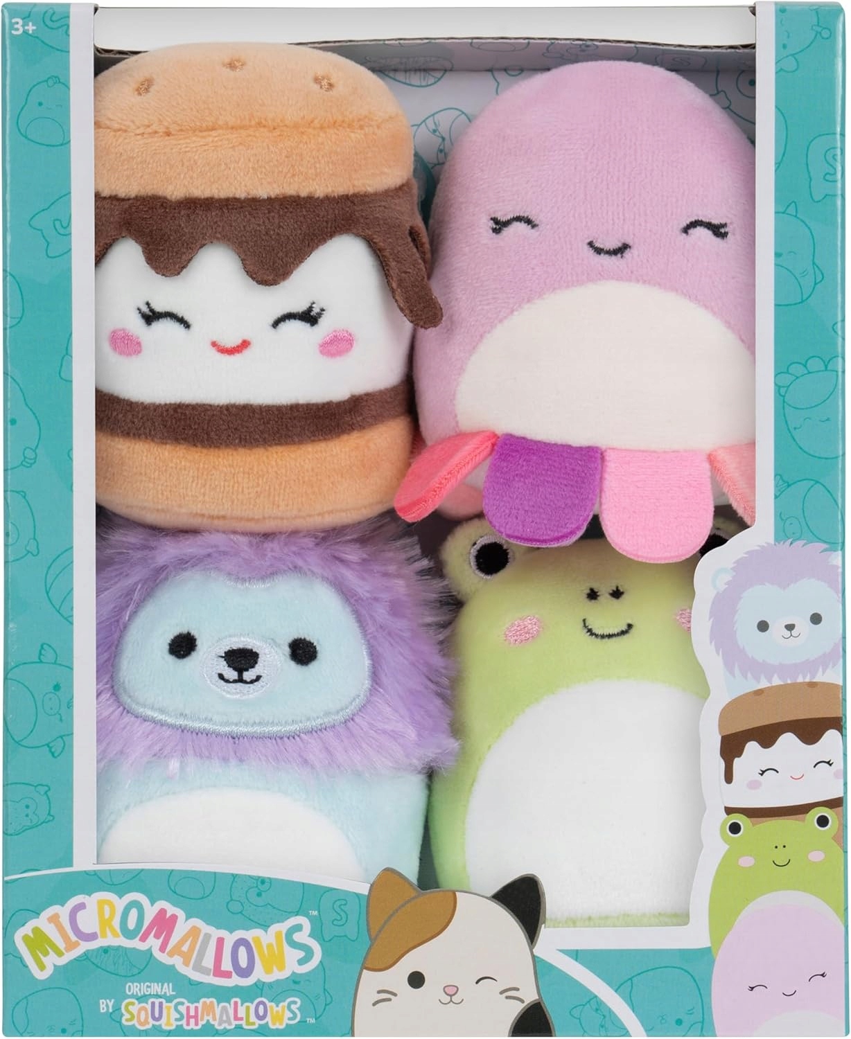 SQUISHMALLOWS MICROMALLOWS 4PACK MASKOTKI 6CM (191726747956) • Cena ...