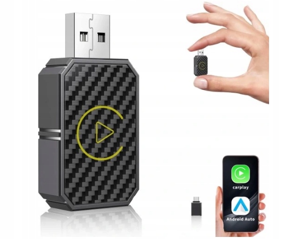 Vezeték nélküli CarPlay adapter WXT Q1M USB Android Auto-hoz és iPhone ...