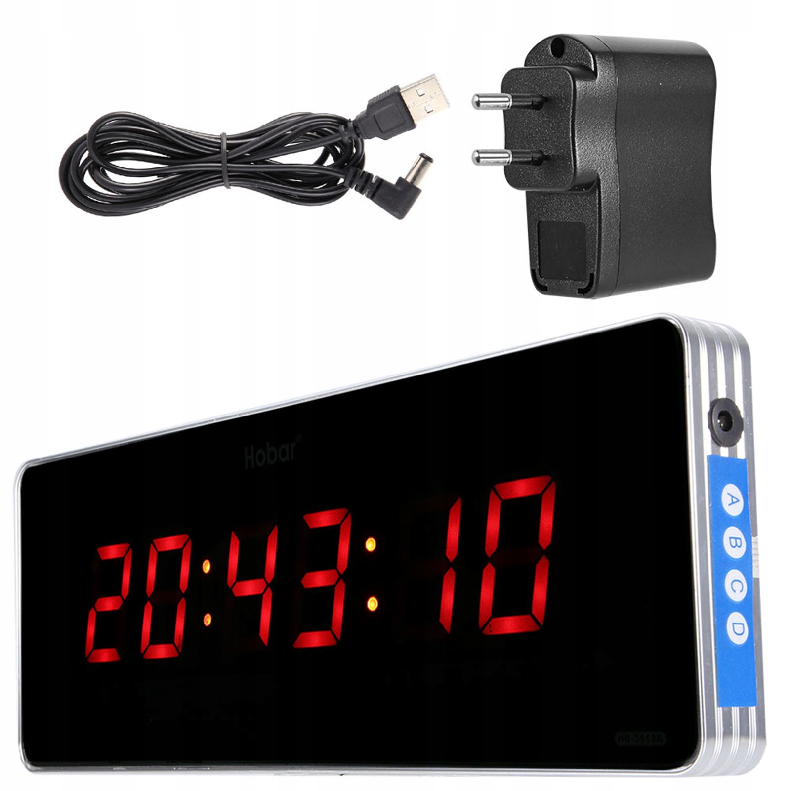 DUŻY ZEGAR ŚCIENNY CYFROWY LED ELEKTRONICZNY (JY22913-01) • Cena ... DUŻY ZEGAR ŚCIENNY CYFROWY LED ELEKTRONICZNY (JY22913-01) • Cena ...
