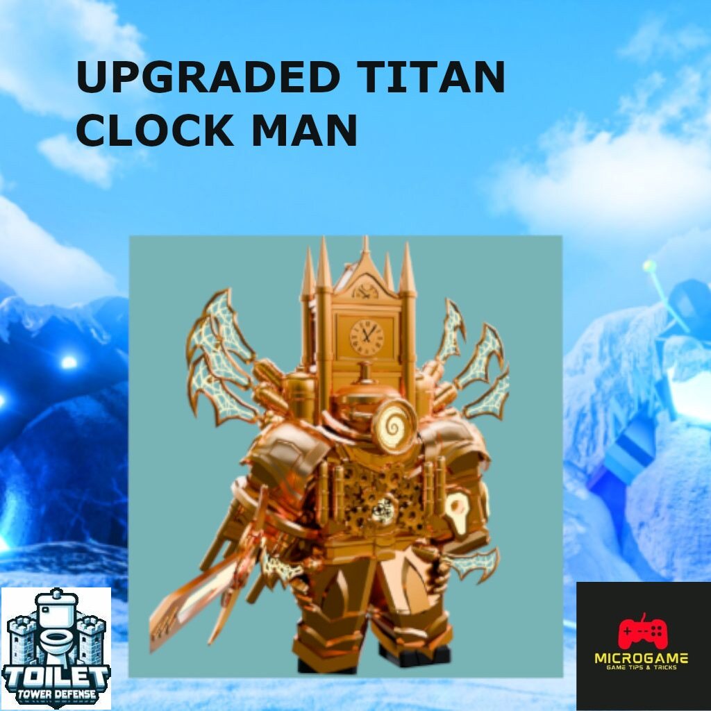 Upgraded Titan Clockman Toilet Tower Defense - Niska cena na Allegro