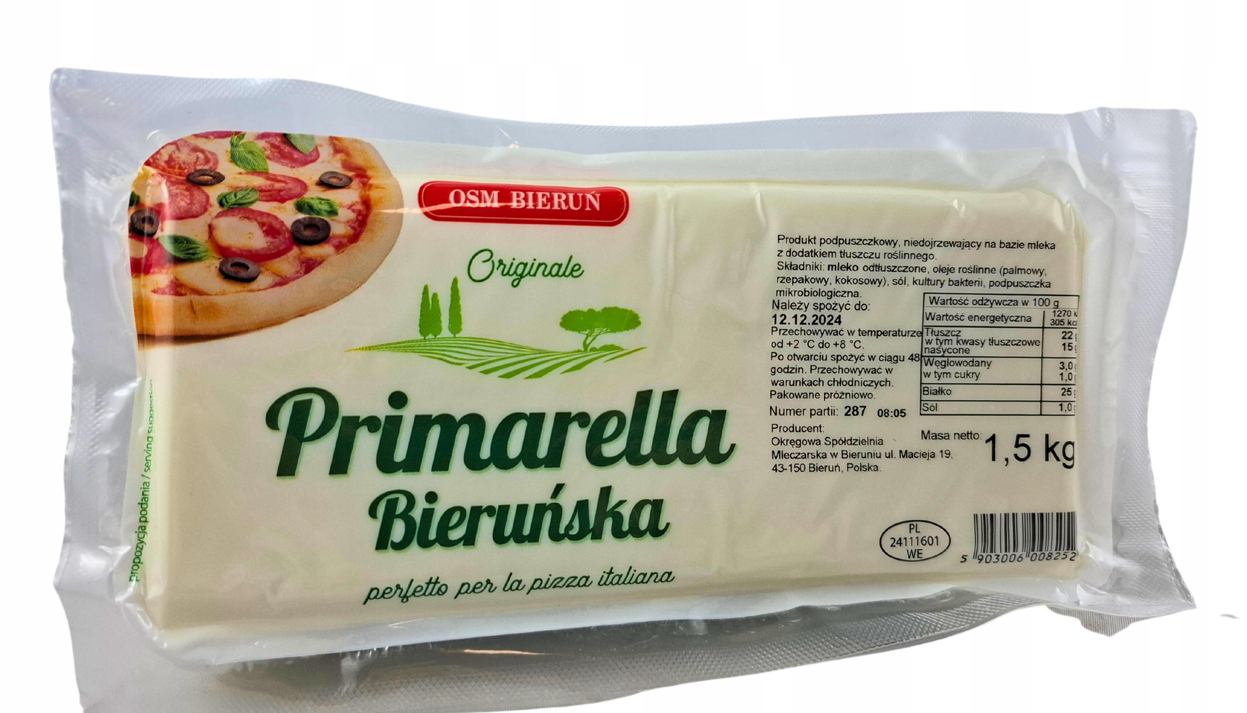 (DP) Primarella 1,5kg do pizzy, zapiekanek (5903006008252) • Cena ...