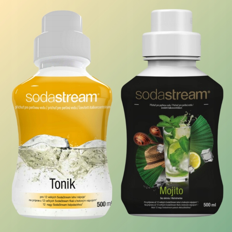 Sodastream syrop do wody Tonic i Mojito zestaw 2x 500 ml 15078762699 ...