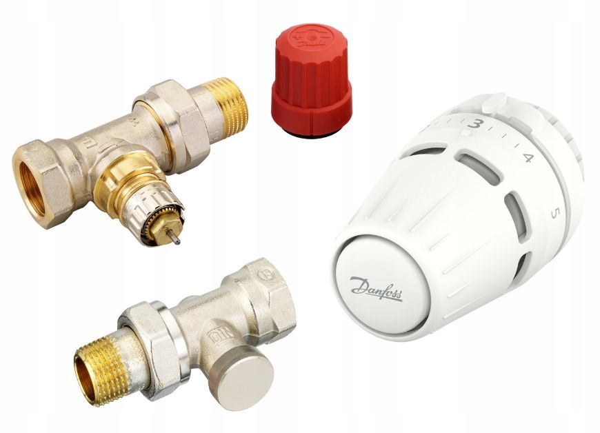 DANFOSS REGUS ZESTAW TERMOSTATYCZNY PROSTY CLICK ZAWORY GŁOWICA (5702424625078) • Cena, Opinie ...