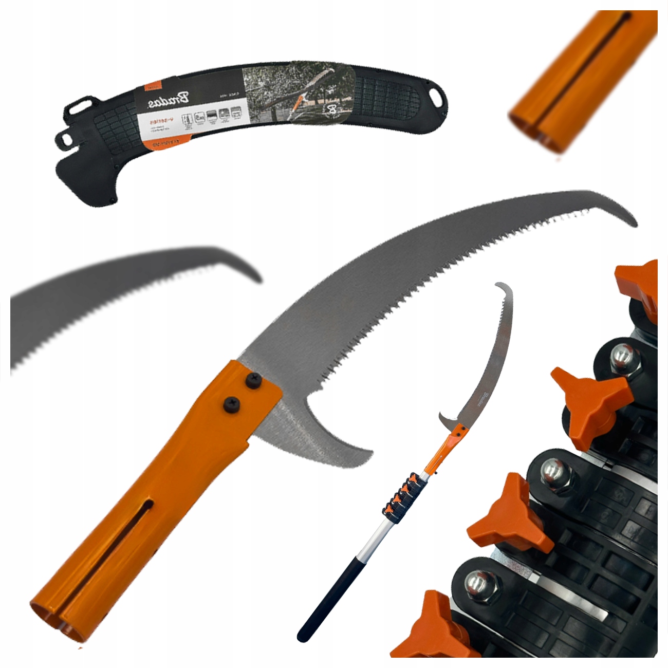 TELESZKÓPOS FAÁGFŰRÉSZ KAMPÓVAL 5,5mb KÉZI ACÉL PENGE ERŐS za 13745 ...