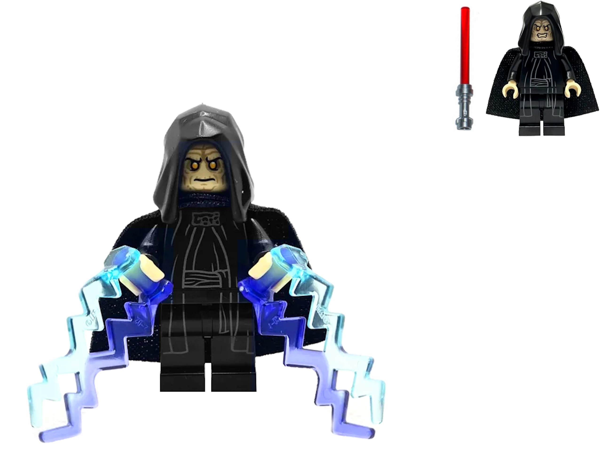 Lego Star Wars - Emperor Palpatine + miecz + błyskawice Mocy ! 75352 ...