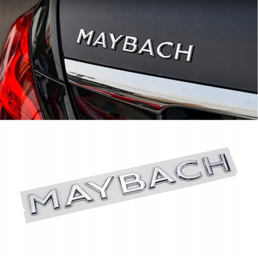 EMBLEMAT MAYBACH TYŁ NA KLAPE MERCEDES W223 21- za 149.00PLN z ELBLĄG ...