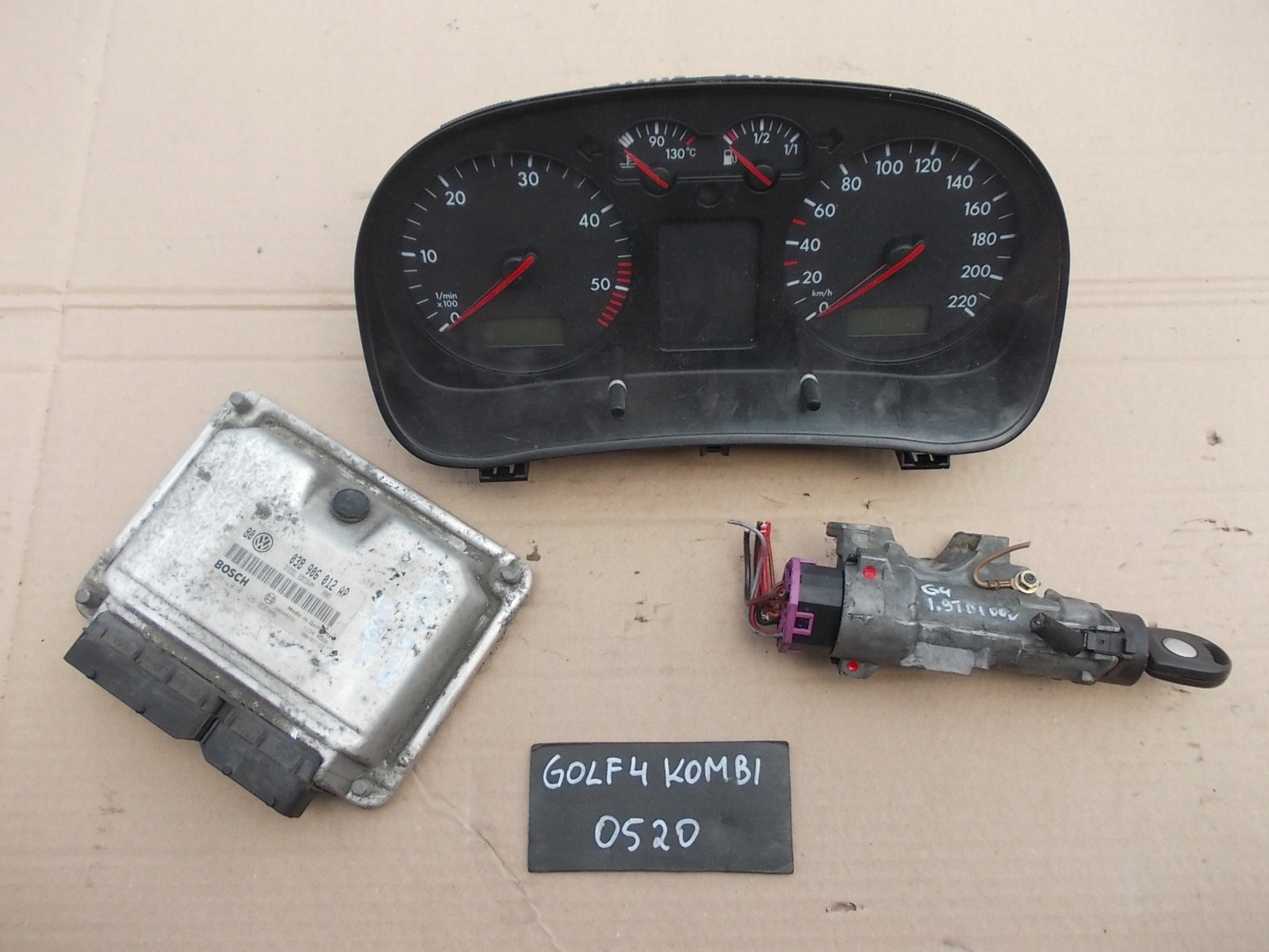 KOMPUTER ZESTAW DO ODPALENIA GOLF 4 IV 1,9 TDI za z Osiek - Allegro ...