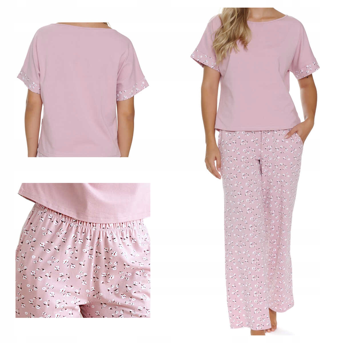 Doctor Nap piżama damska bawełna różowy rozmiar XL (5902701190538 ...