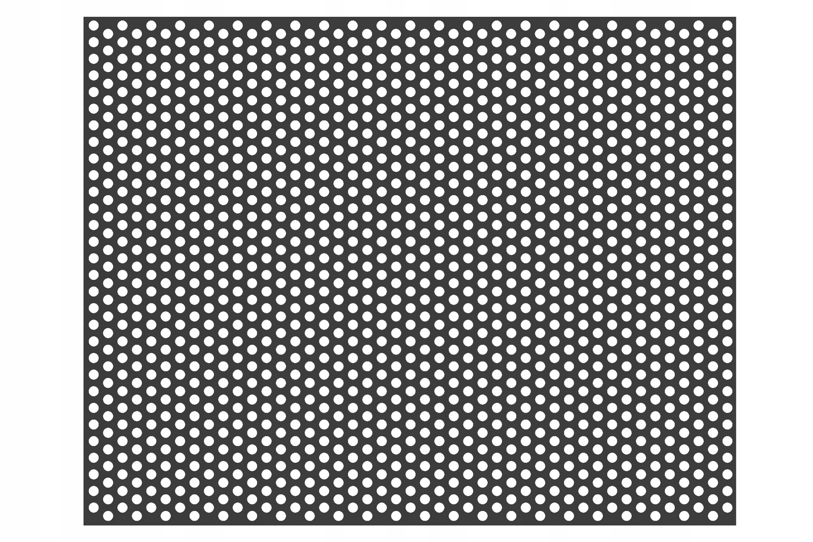 BLACHA PERFOROWANA 1000 x 2000 STAL SUROWA GR. 2 mm Rv 3-5 KOŁA 3 mm (5907022331790) • Cena ...