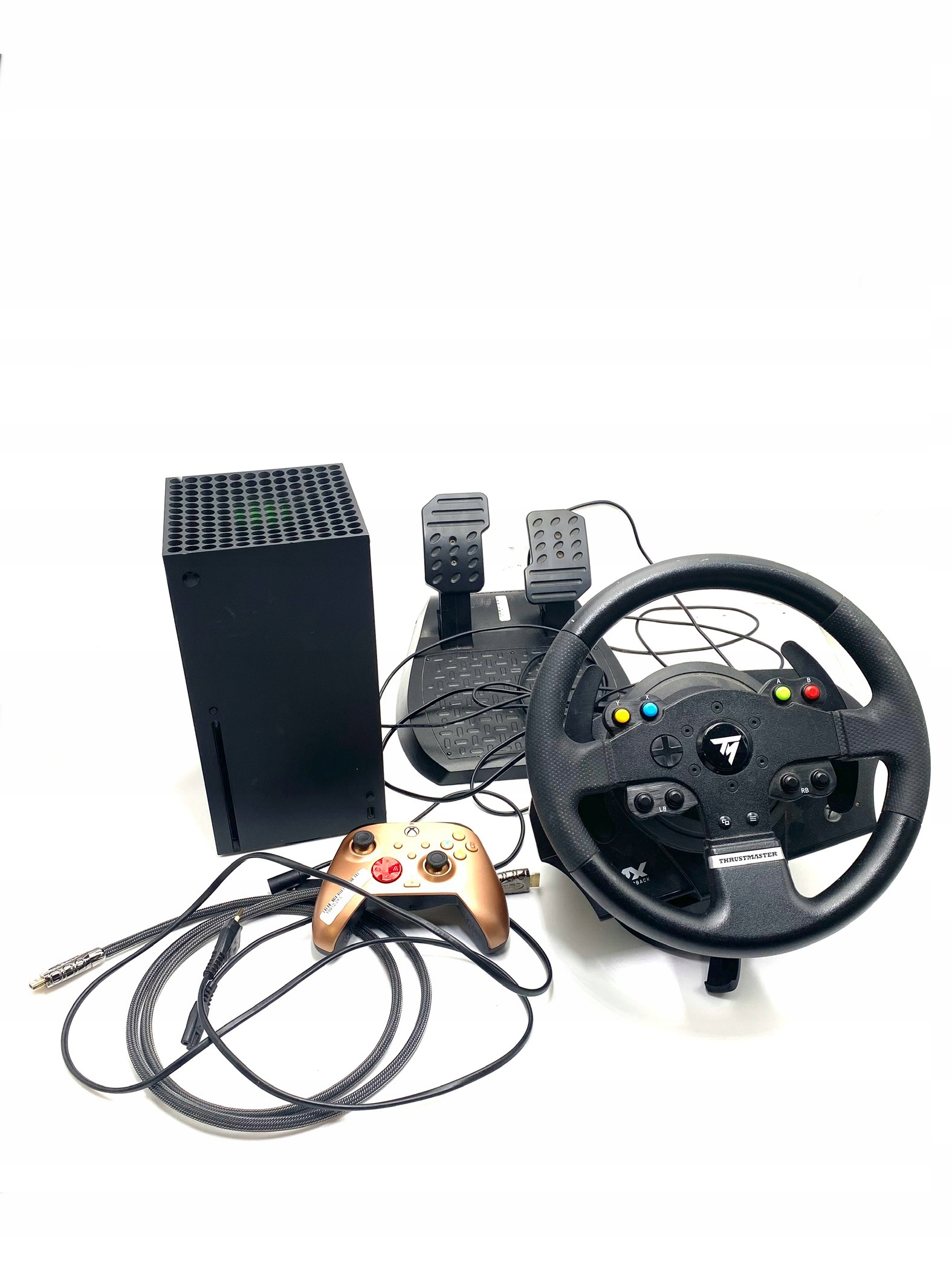Konsola Xbox Series X + Kierownica Thrustmaster TMX Force Feedback ...