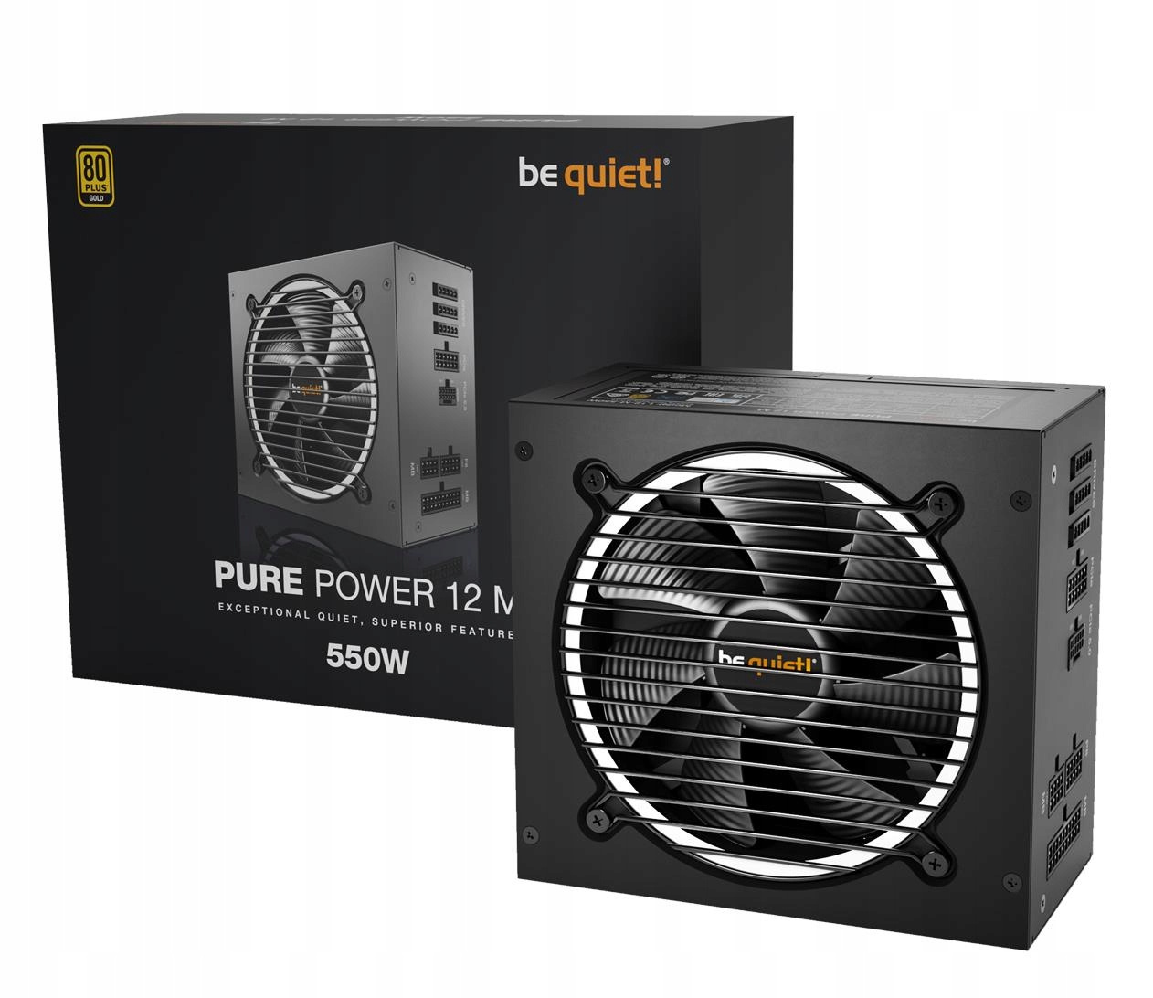 Zasilacz be quiet! Pure Power 12 M 550W 80 Plus Gold ATX 3.0 w ...