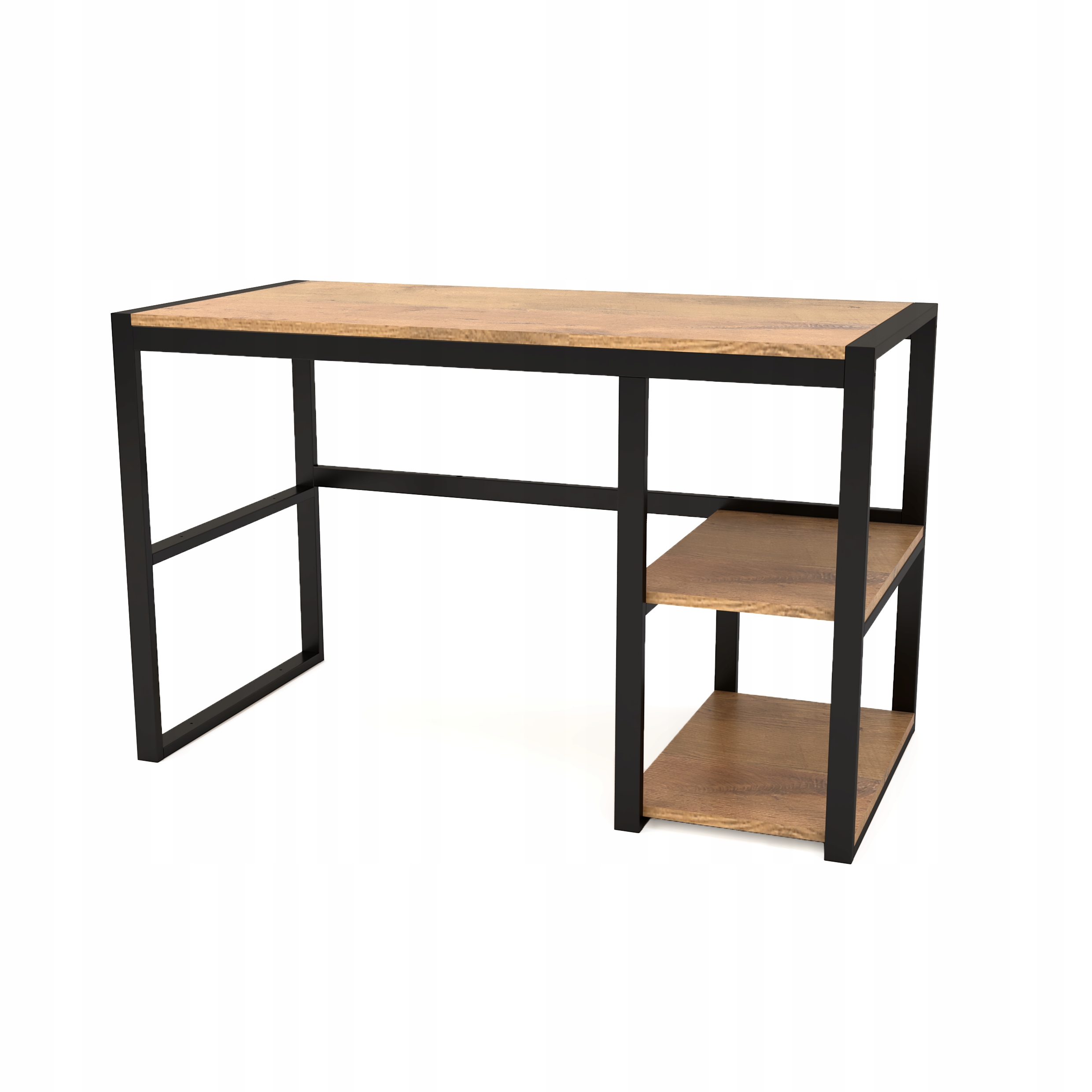 Biurko loft loftowe modułowe 120x60 Dąb Wotan (Biurko-1) • Cena, Opinie ...