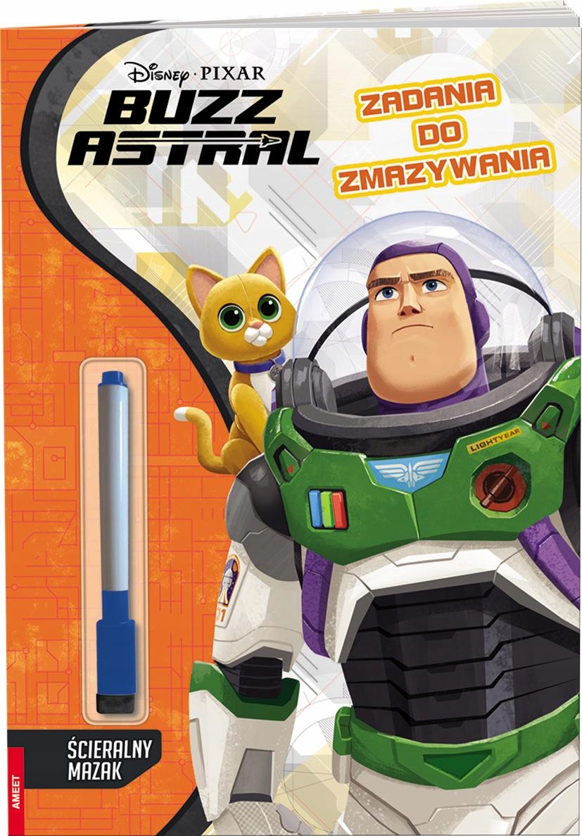 DISNEY/PIXAR BUZZ ASTRAL ZADANIA DO ZMAZYWANIA... Książki dla dzieci (17575738652) | Allegro