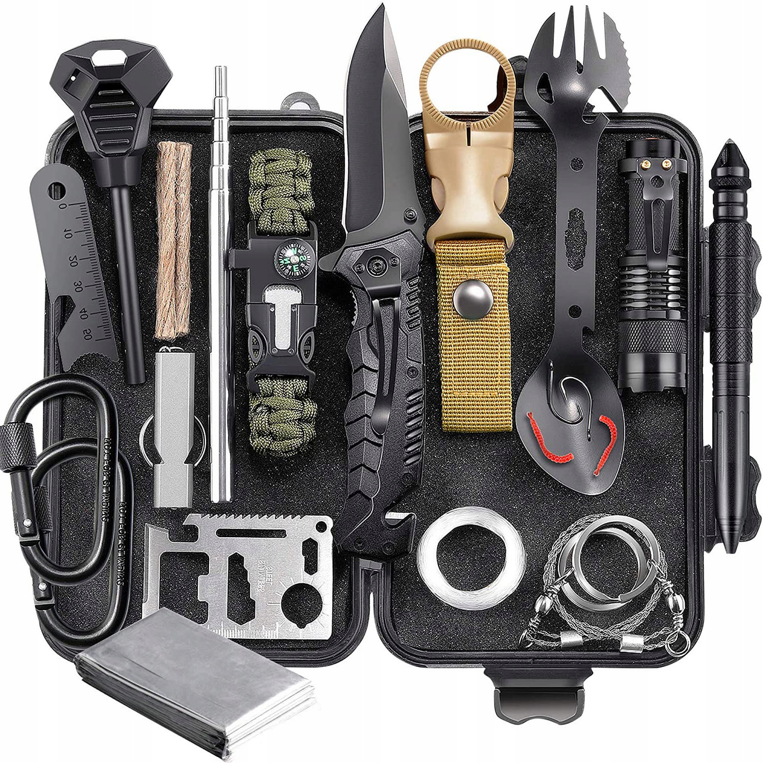 WOJSKOWY SURVIVALOWY MEGA ZESTAW PRZEŻYCIA 32w1 - 5903686068706 ... WOJSKOWY SURVIVALOWY MEGA ZESTAW PRZEŻYCIA 32w1 - 5903686068706 ...