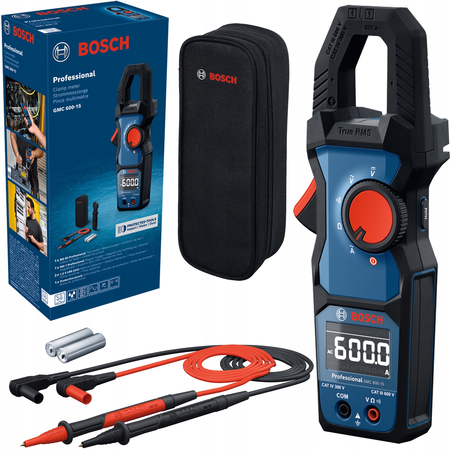 Clamp Meter TESTER ELEKTRICKÝ KLIEŠŤOVÝ MERAČ BOSCH GMC 600-15 za 181 ...