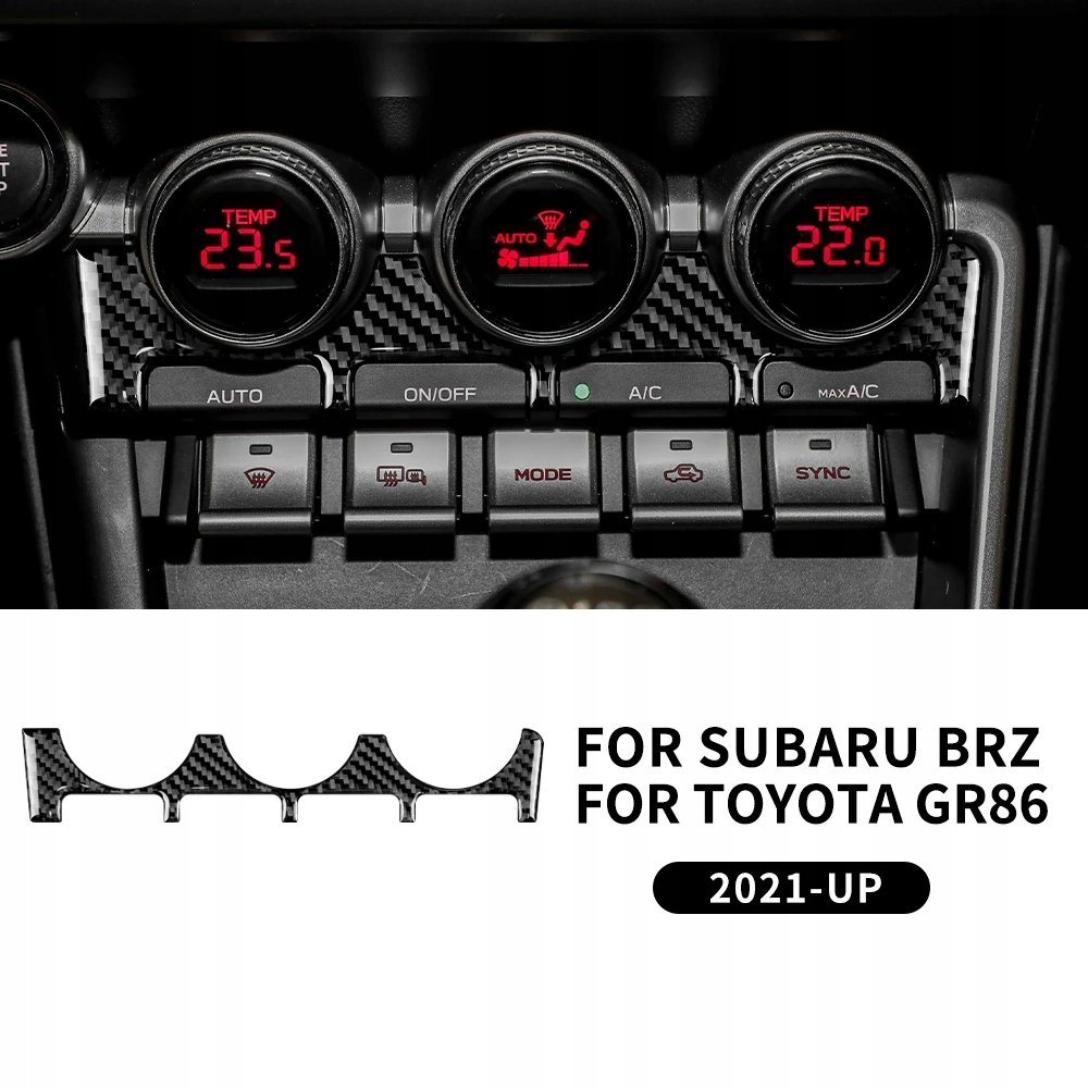 Speed Stickers For Subaru BRZ Toyota GR86 2021 2022 2023 Real Carbon ...