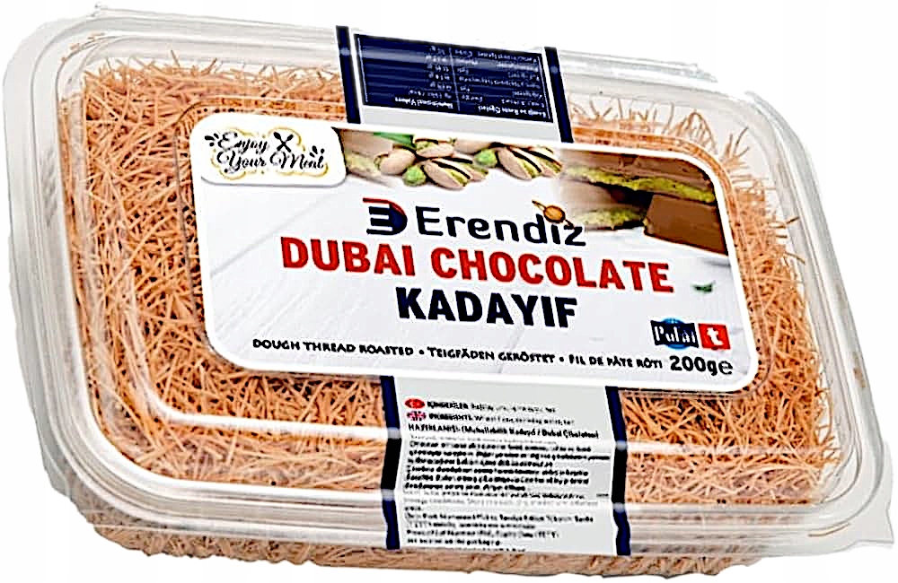 CIASTO KADAYIF KATAIFI PIECZONE GOTOWE do DUBAJSKIEJ CZEKOLADY 200 gr ...