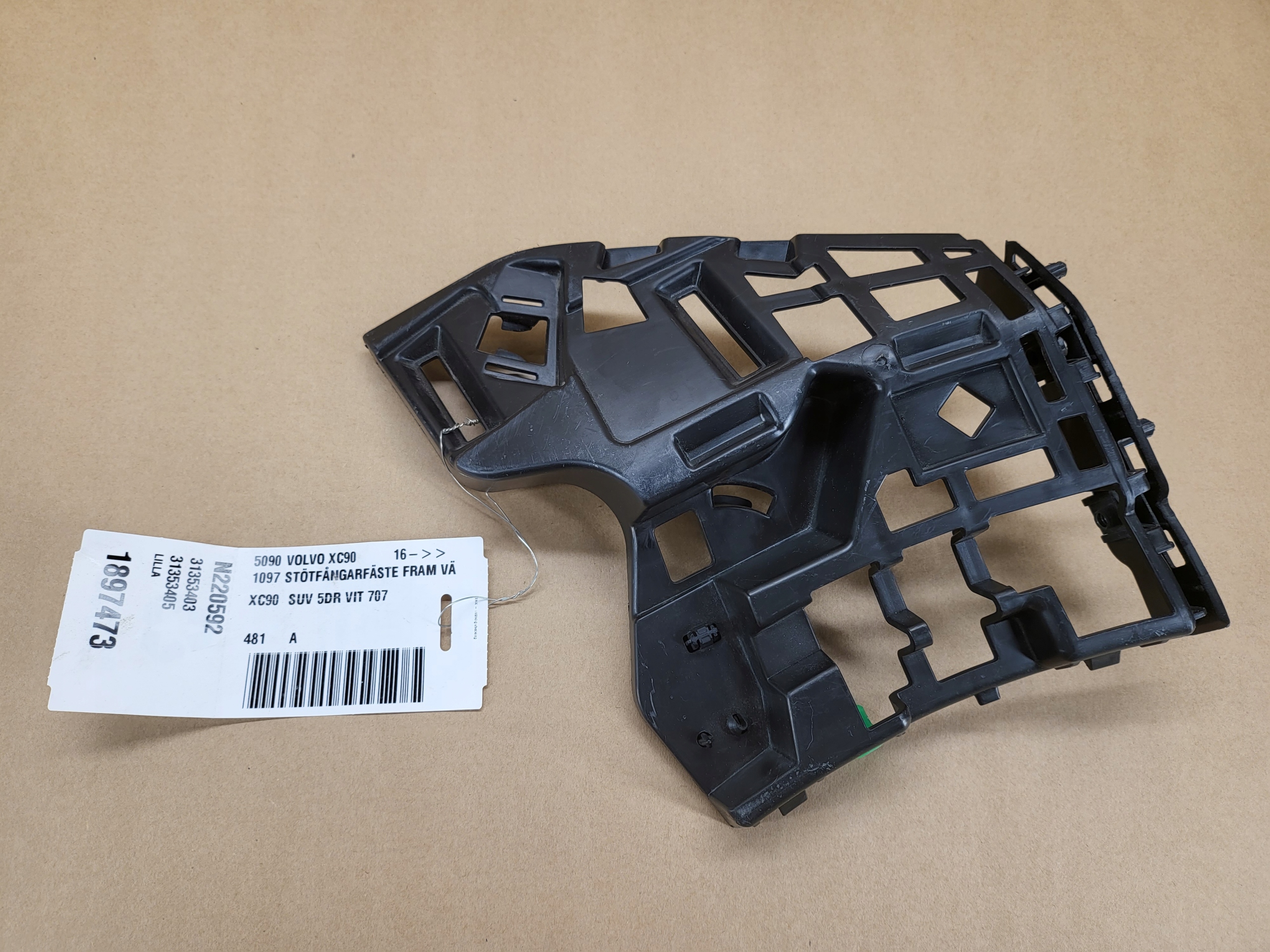 LEWY ŚLIZG MOCOWANIE ZDERZAKA PRZÓD VOLVO XC90 II 0865 31353405 ...