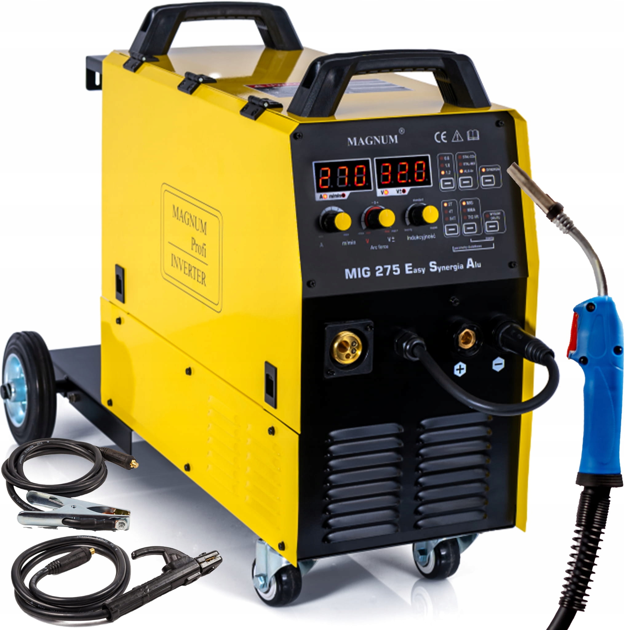 Svářečka MIGOMAT MAGNUM MIG 275 EASY SYNERGIE 4x4 PULS 3v1 MMA TIG Lift DC - Allegro