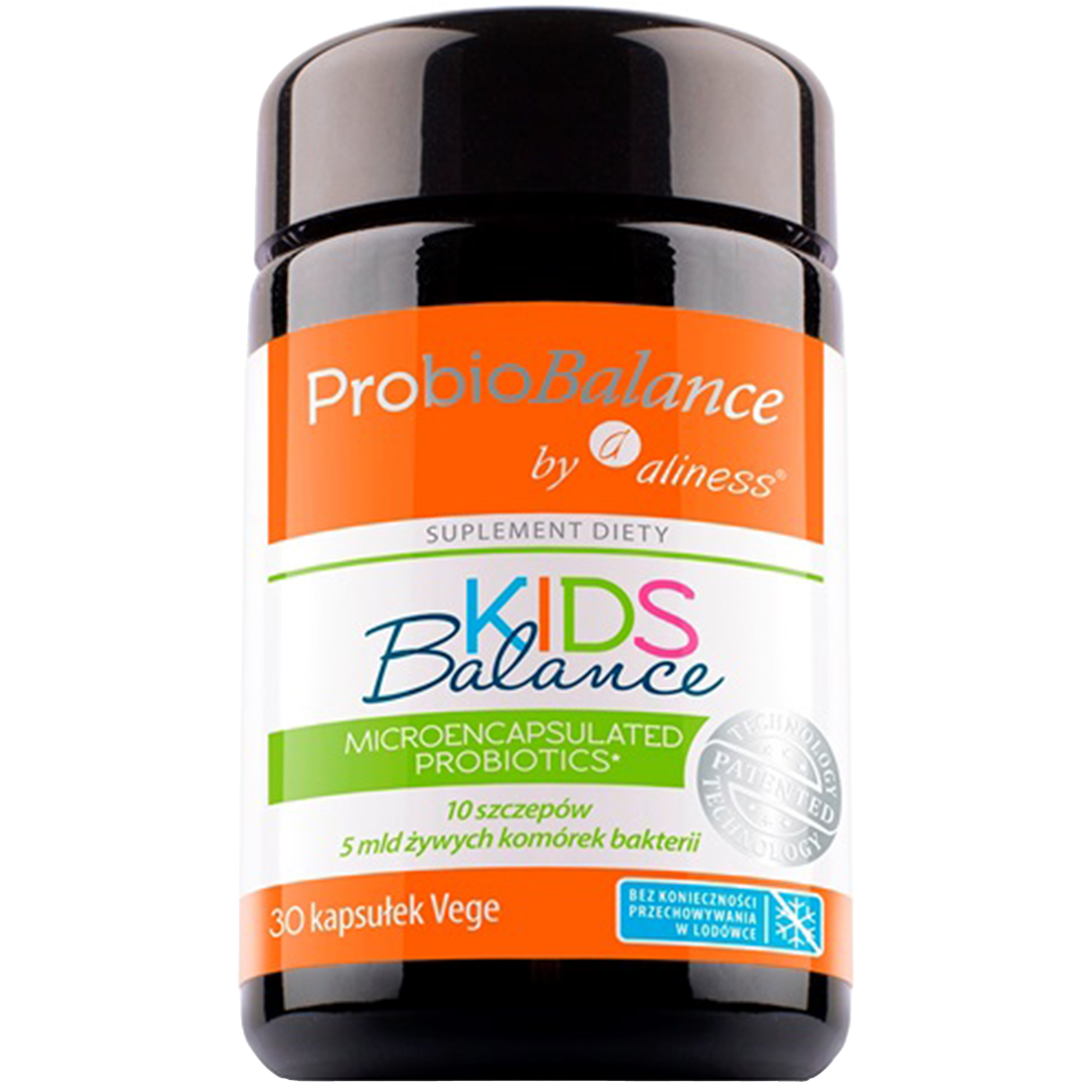 Aliness ProbioBALANCE KIDS PROBIOTYK DLA DZIECI 5 mld. BAKTERII 30 kaps. (5905954840892) • Cena ...