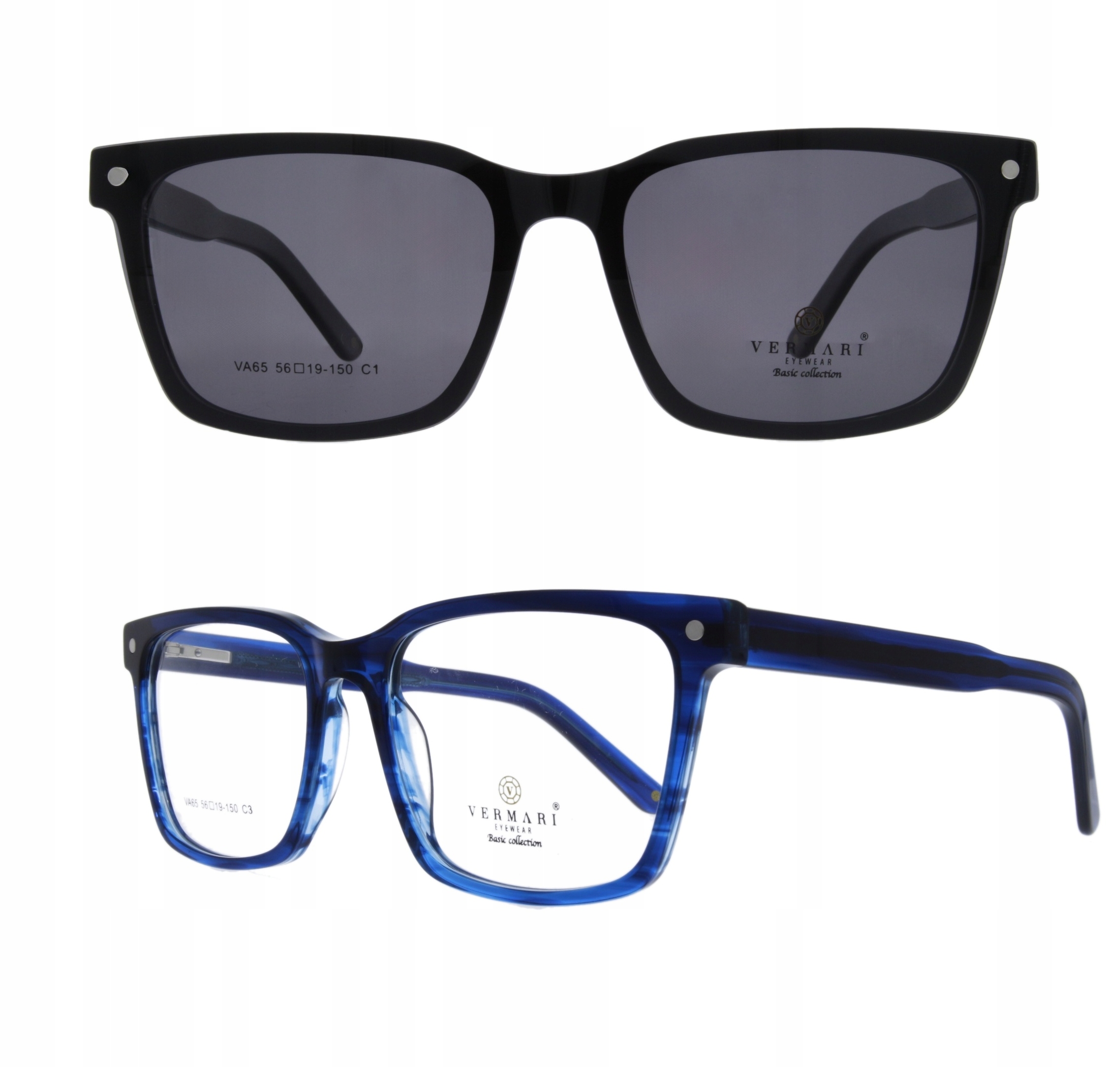 Pánské dioptrické sluneční brýle CLIP ON VERMARI VA65 C3 - Allegro