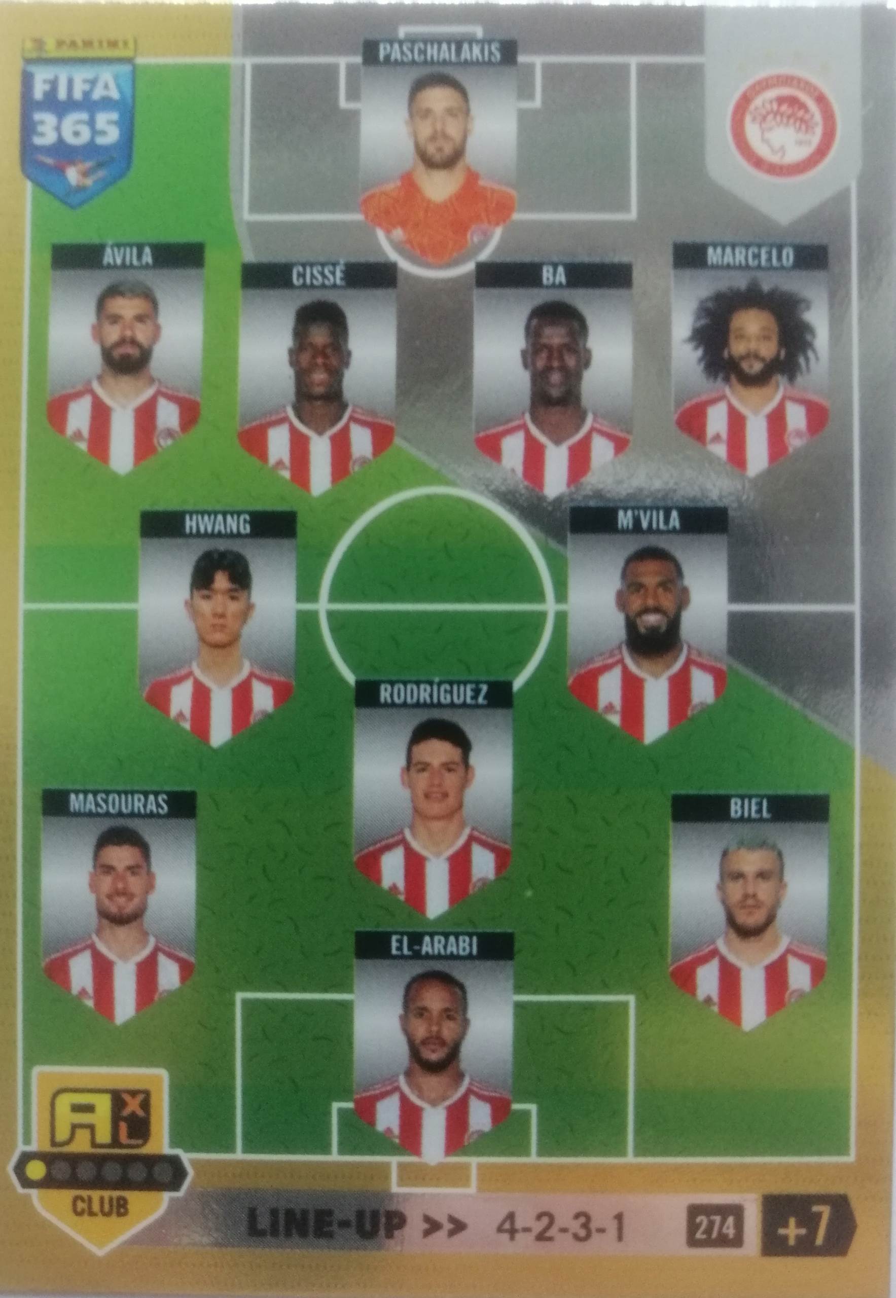 FIFA 365 2023 CLUB LINE-UP 274 OLYMPIACOS • Cena, Opinie - Allegro
