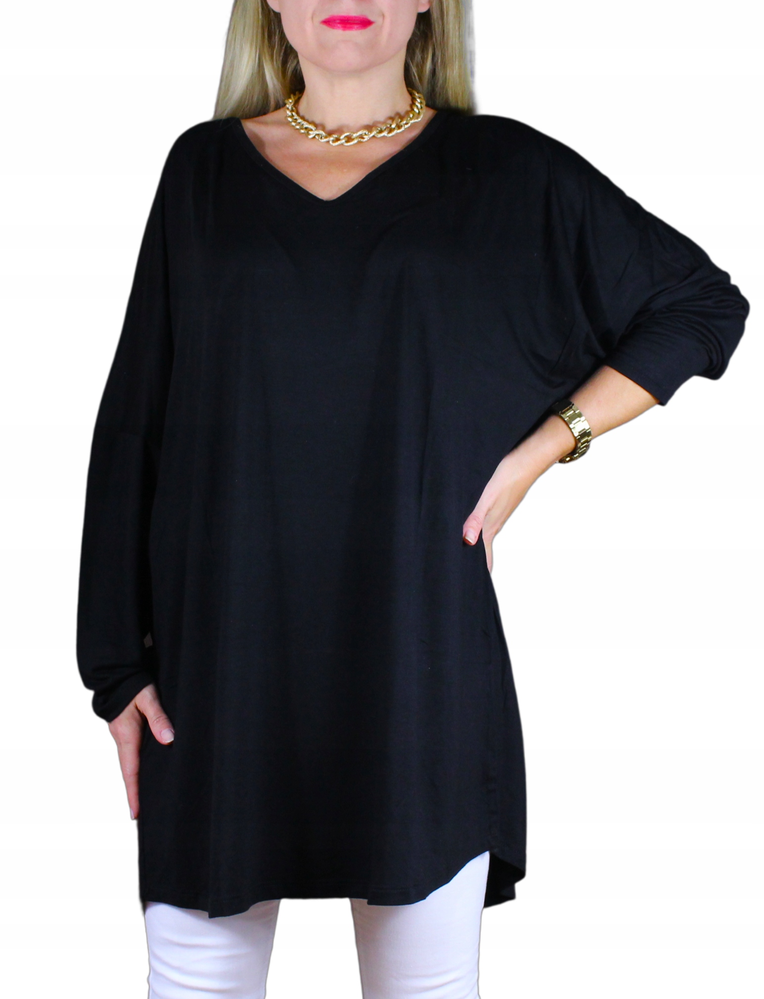 KOBIECA TUNIKA BLUZKA OVERSIZE PLUS SIZE LUŹNA WYGODNA GŁADKA DUŻA ... KOBIECA TUNIKA BLUZKA OVERSIZE PLUS SIZE LUŹNA WYGODNA GŁADKA DUŻA ...