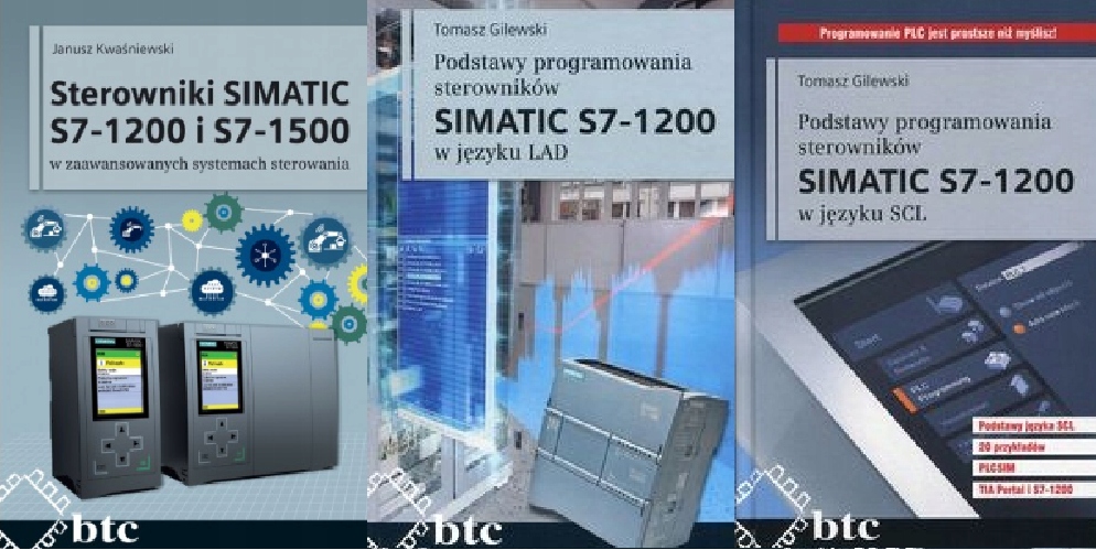 Sterowniki SIMATIC S7-1200 + LAD + SCL (13054522812) | Książka Allegro