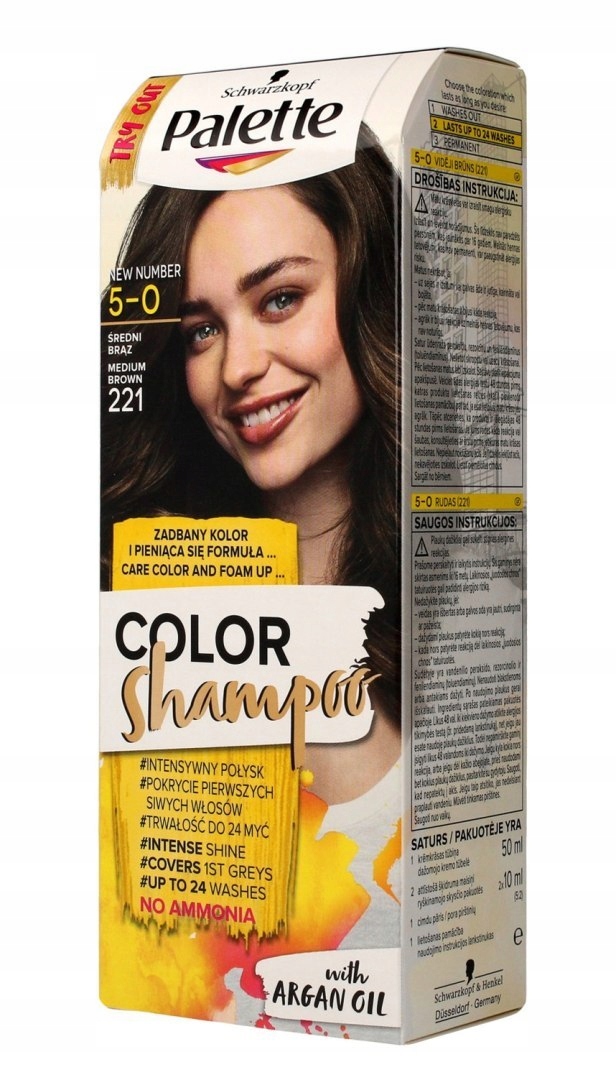 Palette Color Shampoo Šampon č. za 113.00CZK - Allegro