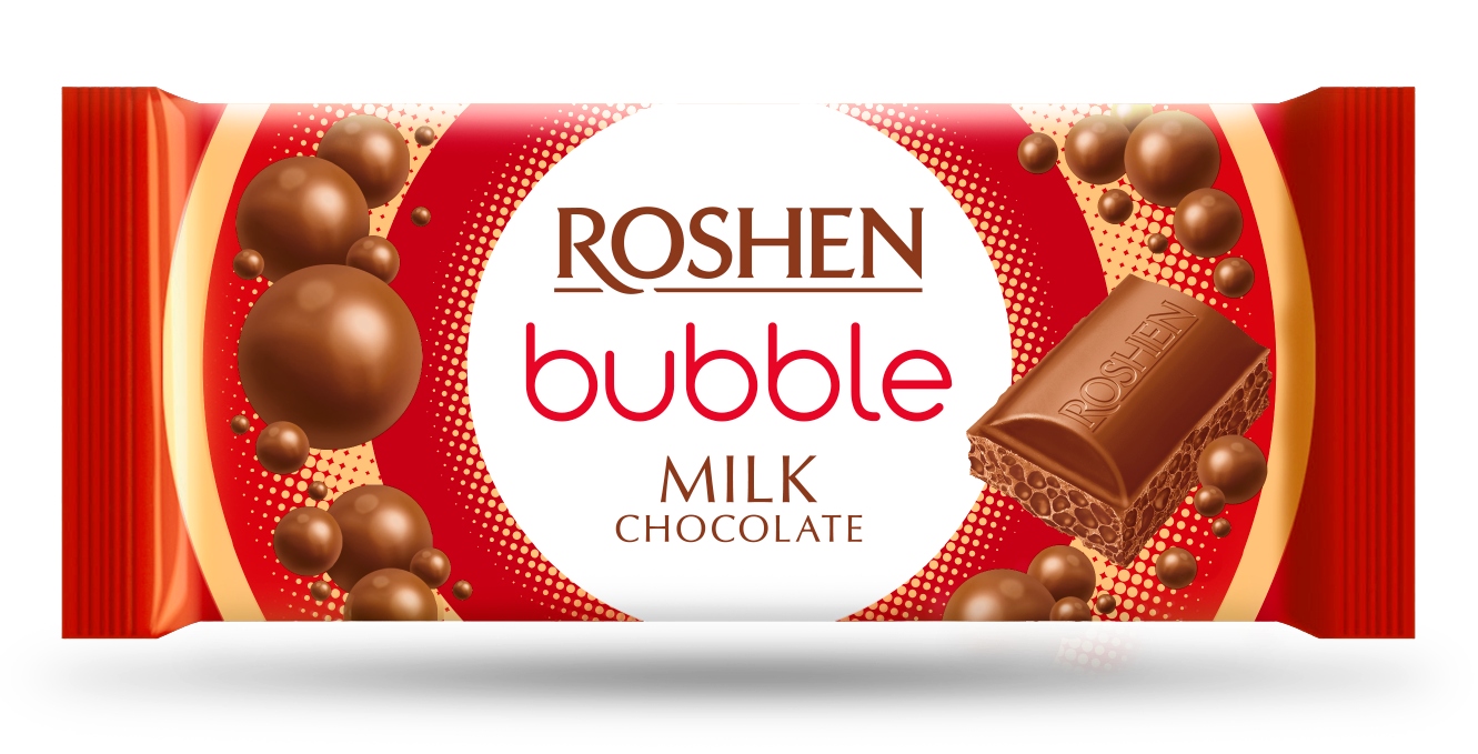 Roshen Czekolada mleczna napowietrzana Bubble Milk 80g 14616104422 ...
