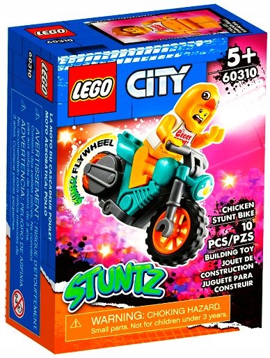 LEGO CITY - CHICKEN STUNT BIKE NR. 60310 (5702017024226) • Cena, Opinie ...