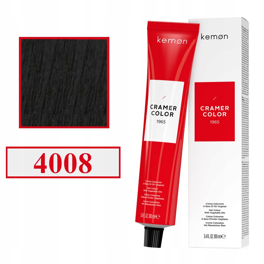 KEMON FARBA do Włosów Cramer Color 100ml -nr 4.008 (8020936077459 ...