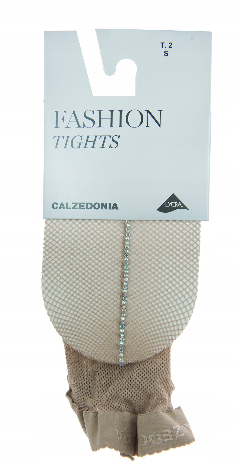 CALZEDONIA rajstopy kabaretki beż kamyczki 1/2 S/M (8058846951040 ...