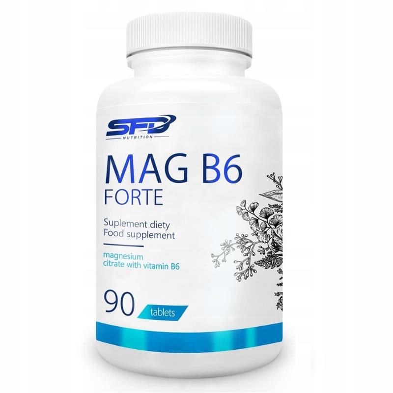 SFD MAG B6 Forte Magnez z witaminą B6 90 tabletek (5902837730479 ...