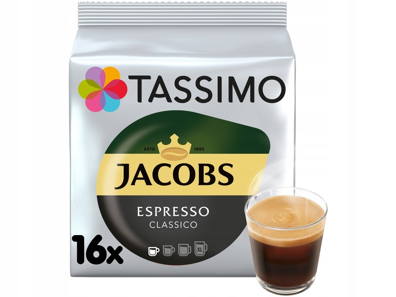 Kapsułki TASSIMO Jacobs Espresso Classico (7622210008695) • Cena ...