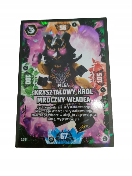 KARTA LEGO NINJAGO Seria 8 Numer 109 - 14972212411 - Allegro