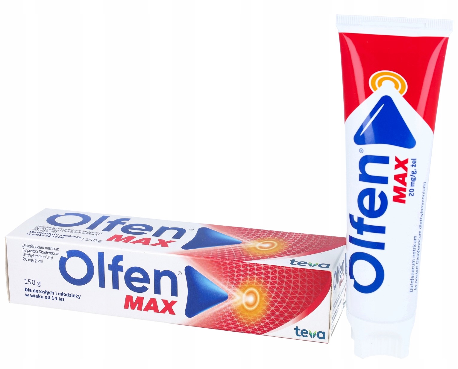 OLFEN MAX żel przeciwbólowy i przeciwzapalny 150 g (5909991440633 ...