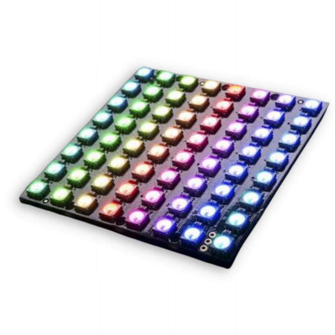 Dioda LED Sklep-Elektronika 64 LED 8x8 WS2812B RGB5050 5mm - Sklep ...